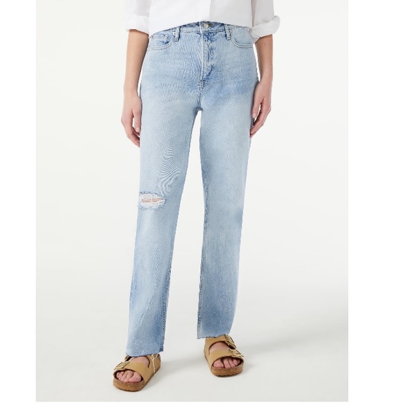 Free Assembly | Jeans | Free Assembly Womens Super High Rise Straight ...